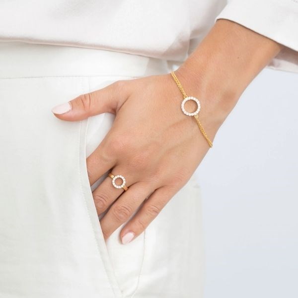 Biella Grande armbånd af Sif Jakobs SJ-B3381-CZ-YG